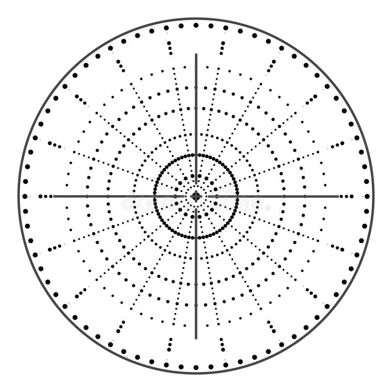 Realistic Digital Black HUD Radar Dotted Display, Searching and ...