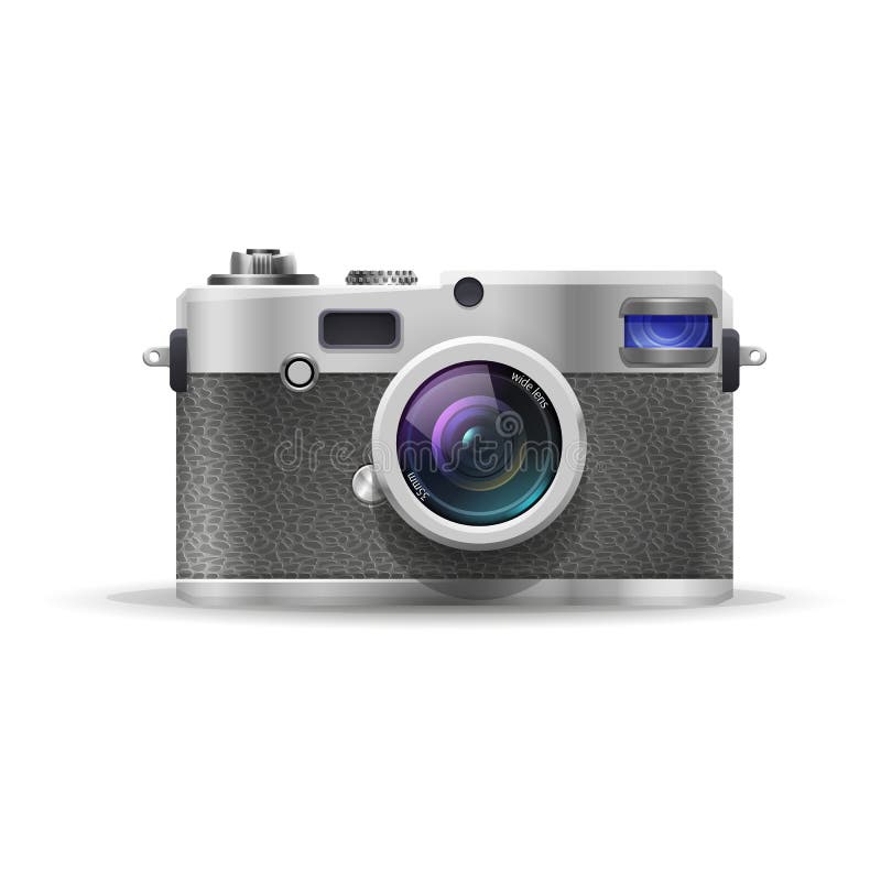 Realistic Digital Camera. Vector Illustration. Stock Vector ...