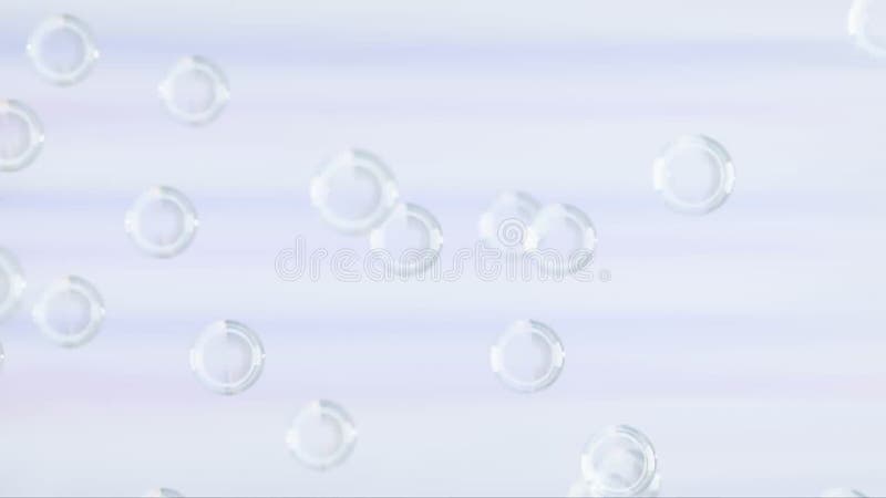Realistic Digital Soap Bubbles Rendered Animation in 3D Loops Vertical ...