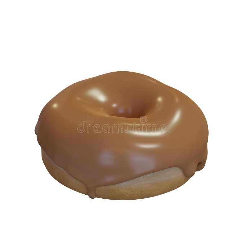 Realistic Donut with Colored Icing. Stock Illustration - Illustration ...