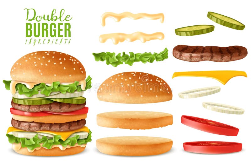 Burger Layers Stock Illustrations – 6,447 Burger Layers Stock ...