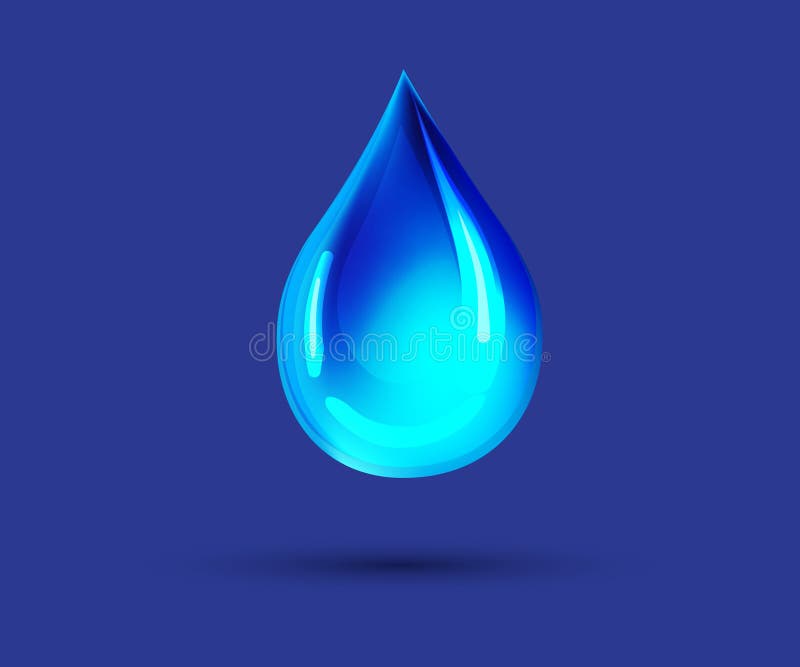 Realistic Drop Illustration Stock Illustration - Illustration of drop ...