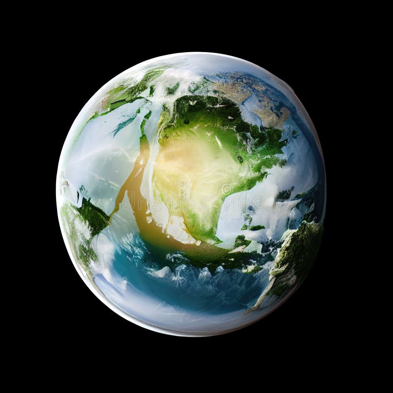Realistic Earth Planet Illustration Design Stock Photo - Illustration ...