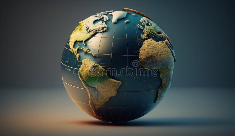 The Earth Seen from the Moon S Surface Stock Photo - Image of ...