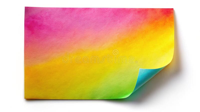 Realistic Editable Sticky Note Paper Mockup with Curled Corner ...