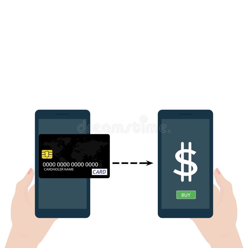 Realistic Electronic Money Transfer Icon. Vector Illustration Eps 10 ...