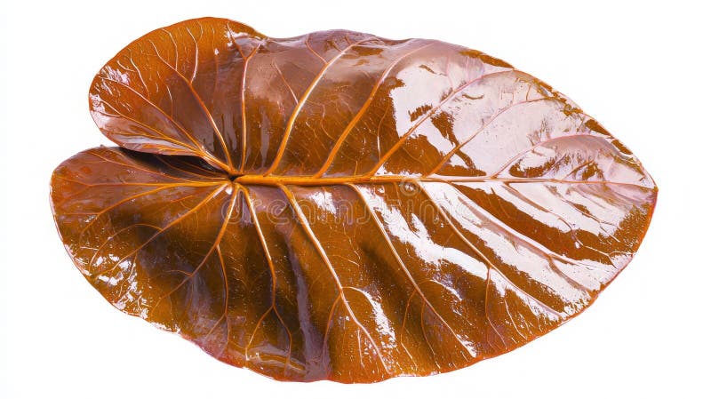 Realistic Elephant Ear Leaf with Prominent Veins for Nature and ...