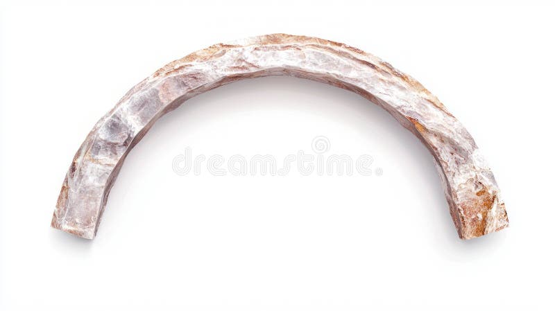Realistic Empty Arch Shaped Picture Frame for Interior Design and ...