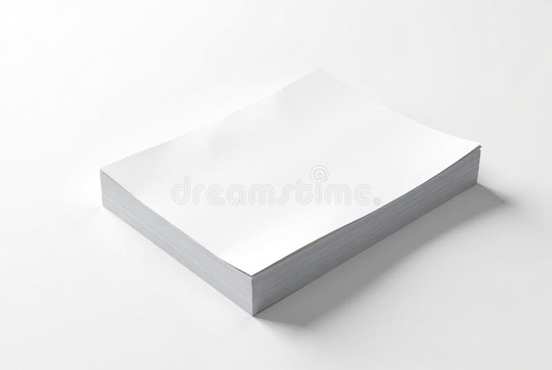 Realistic Empty A4 Paper Sheets Mockup Professional Presentation ...