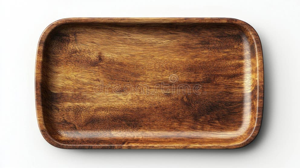 Realistic Empty Rectangular Melamine Tray for Home Decor and Dining ...