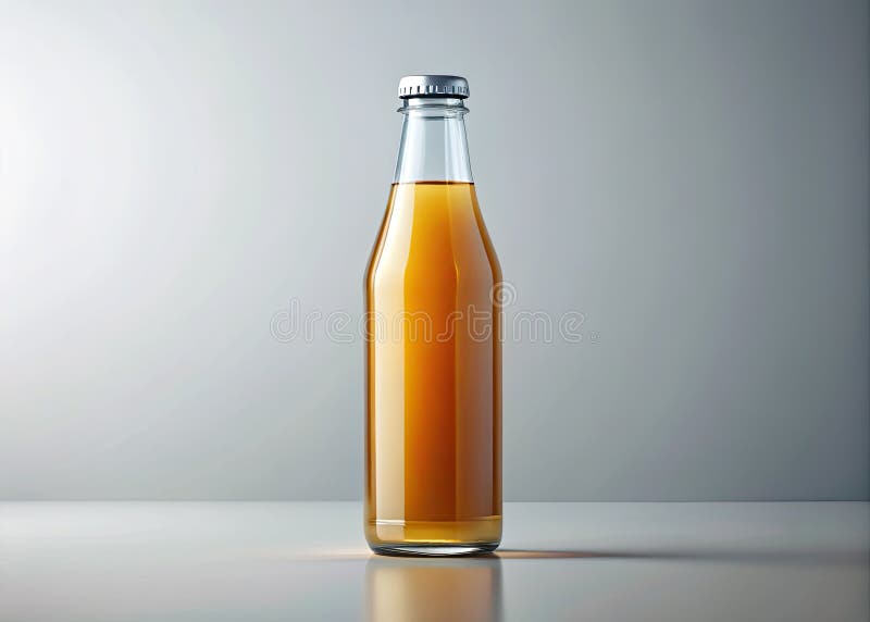 Realistic Empty Soft Drink Bottle Mockup Clean Minimalist Design for ...