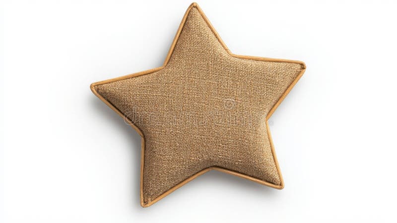 Realistic Empty Star Shaped Cushion for Home Decor and Interior Design ...