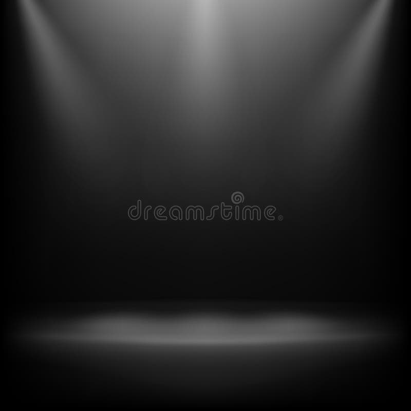 Realistic Empty Stylish Dark Studio Room Backdrop with Light Effects ...