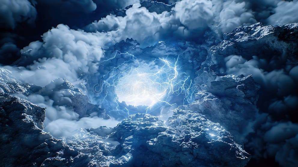 Realistic Explosion and Blasts with Luma Channel. Stock Image - Image ...