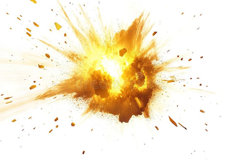 Fiery Blast: Realistic Explosion Effect - High-Resolution Photoshop ...