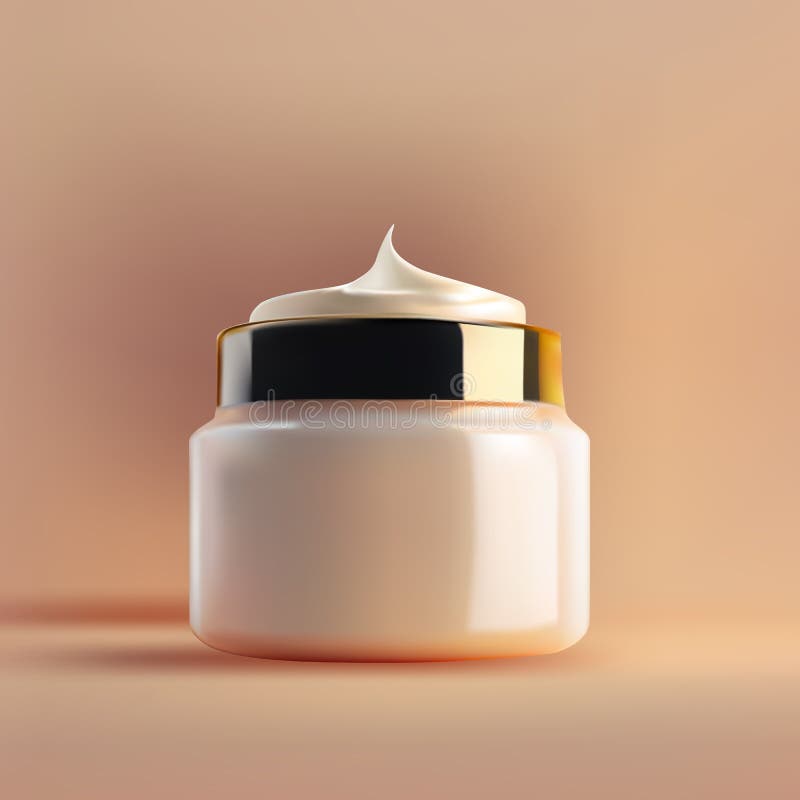 Realistic Face Care Cream Beauty Bottle. Vector Illustration Stock ...