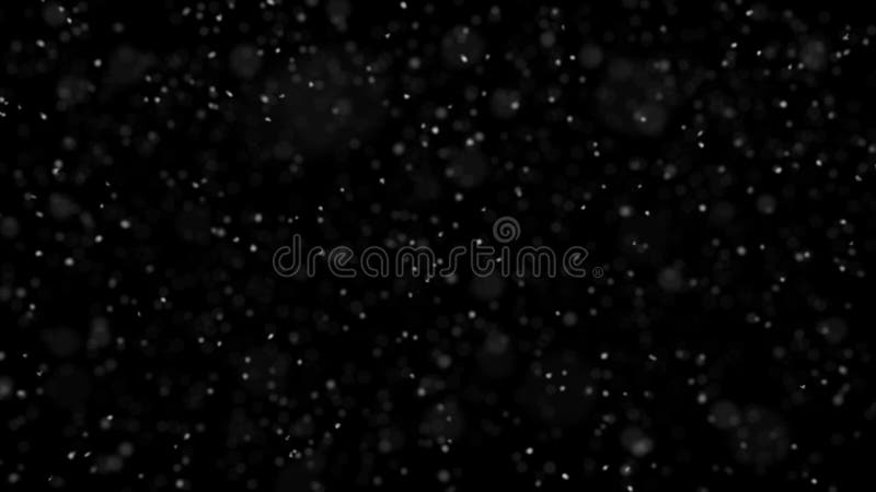 Realistic Falling Snowflakes Background Loop Stock Footage - Video of ...