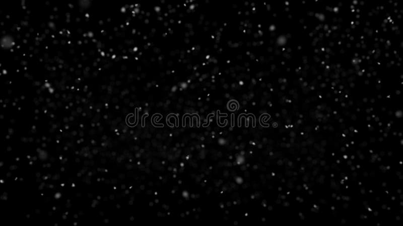 Realistic Falling Snowflakes Background Loop Stock Footage - Video of ...