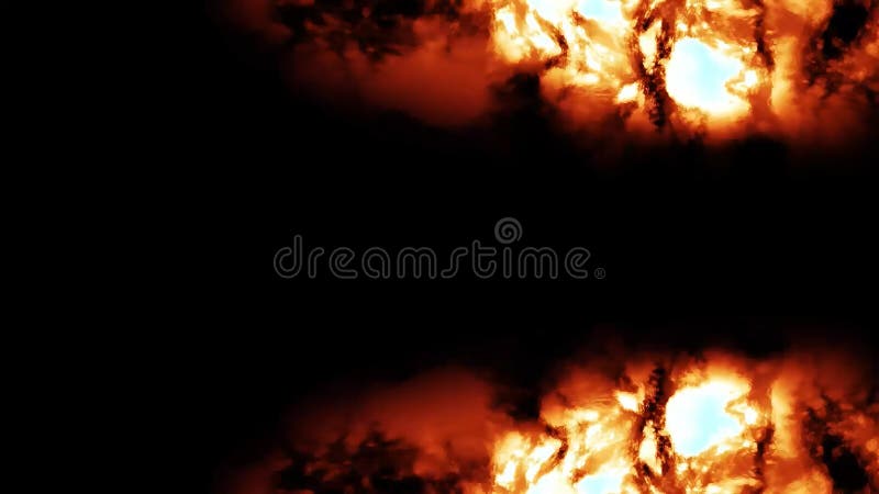 Realistic Fire Effect Backgrounds Digital Rendering Stock Illustration ...
