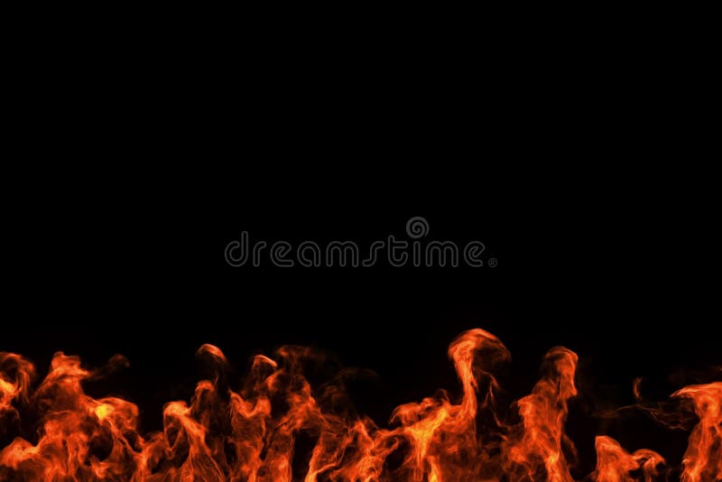 Realistic Fire Flames Burn Movement Frame Stock Image - Image of ...