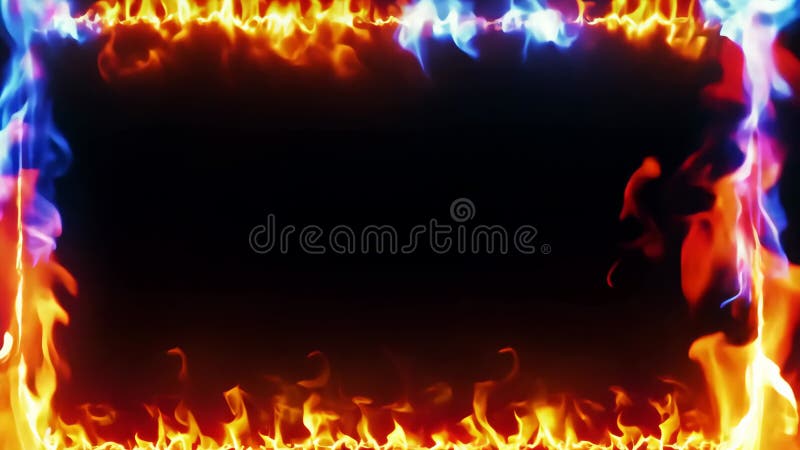 Realistic Fire Frames Generating Dynamic Burning Border with ...