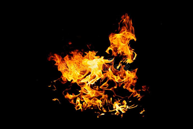 Realistic fire stock photo. Image of burning, realistic - 192454886
