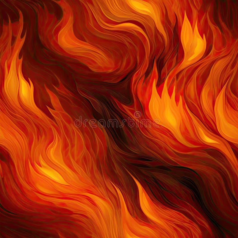 Realistic fire texture stock illustration. Illustration of motif ...