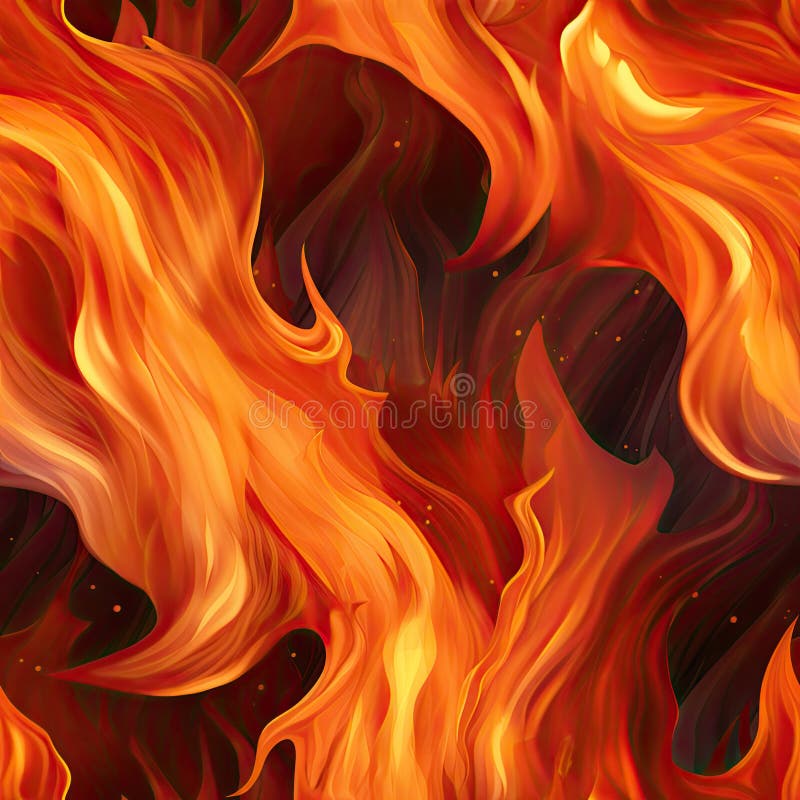 Realistic fire texture stock illustration. Illustration of flames ...