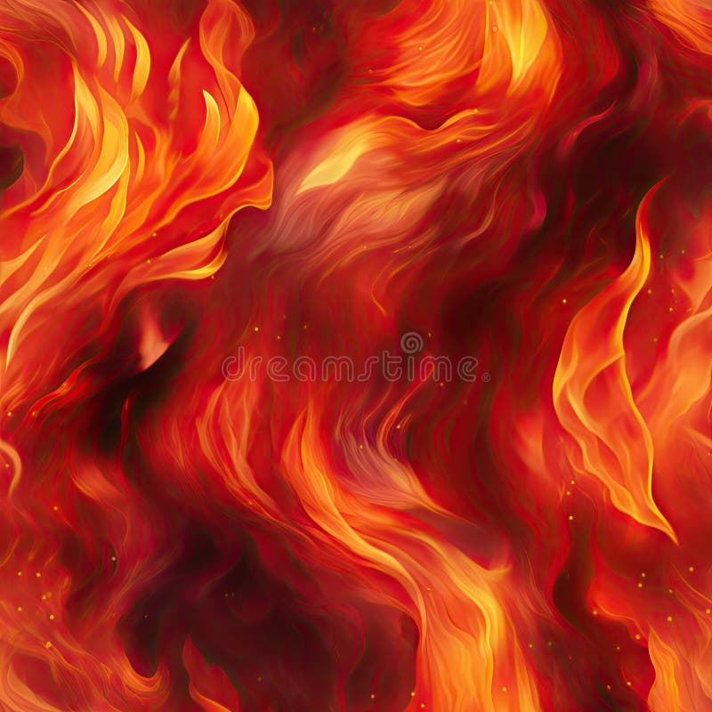Realistic fire texture stock illustration. Illustration of effect ...