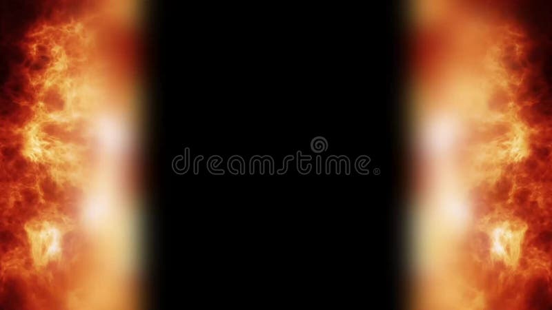 Realistic Fire Video Effect Backgrounds Digital Rendering Stock Footage ...