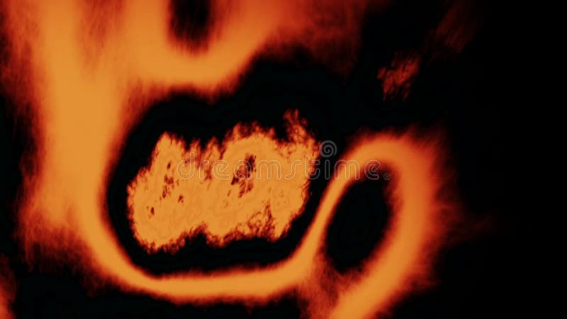 Realistic Fire Video Effect Digital Rendering Stock Footage - Video of ...