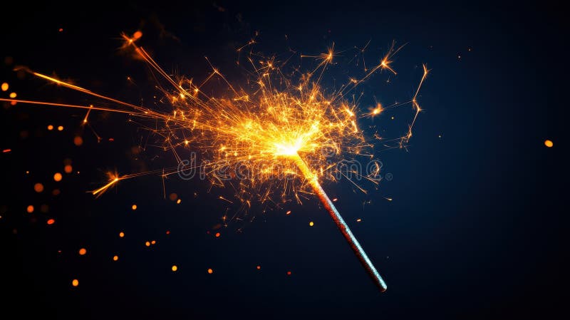 Realistic Firework Bursts with Detailed Trails Stock Image - Image of ...