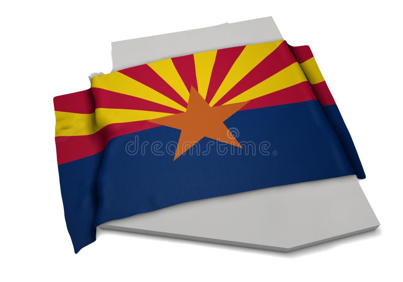 Arizona State Flag stock photo. Image of arizona, phoenix - 14742496