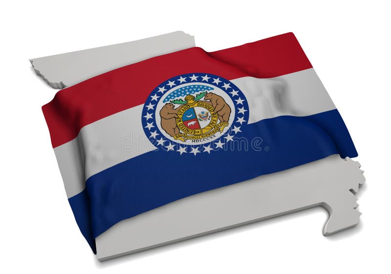 State of Missouri stock photo. Image of blow, cloth, insignia - 65052