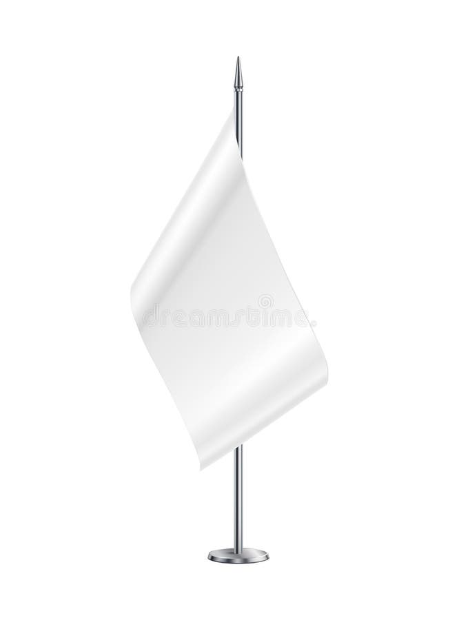 Realistic Flag Illustration Stock Illustration - Illustration of spire ...