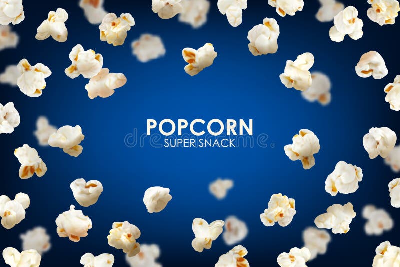 Blue Popcorn Kernel Background Stock Illustrations – 326 Blue Popcorn ...