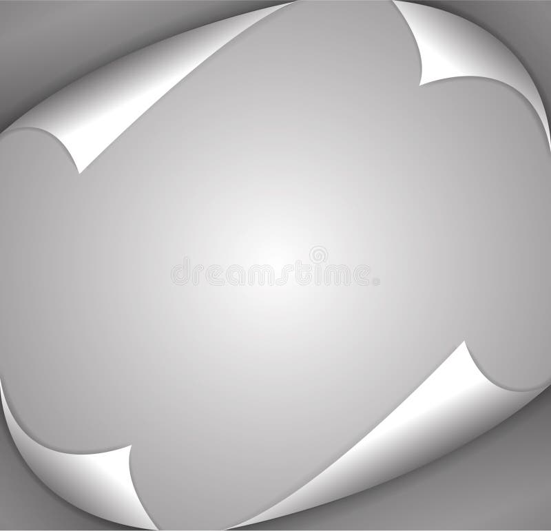 Realistic Folding Curled Page Corner with Shadow Vector Illustration ...