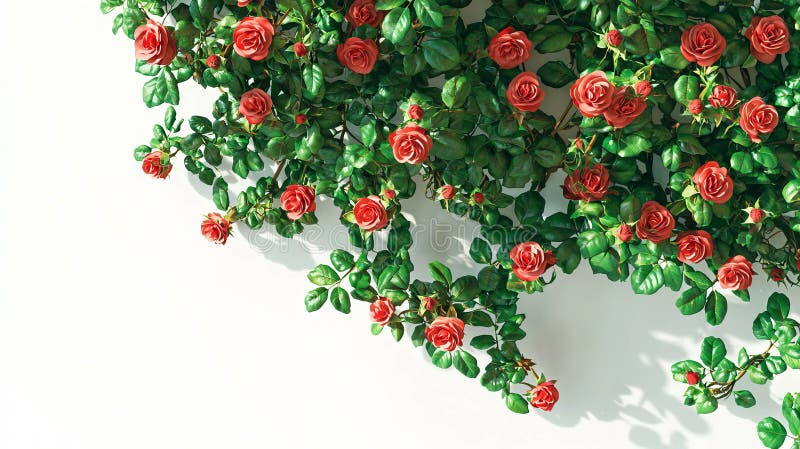 Realistic Garden Roses on Trellis Design for Decorative Wall Art Stock ...