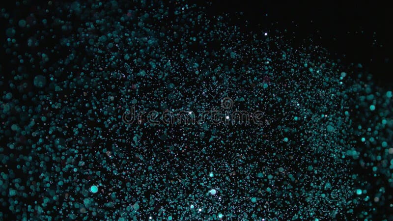 Realistic Glitter Exploding on Black Background. Stock Image - Image of ...