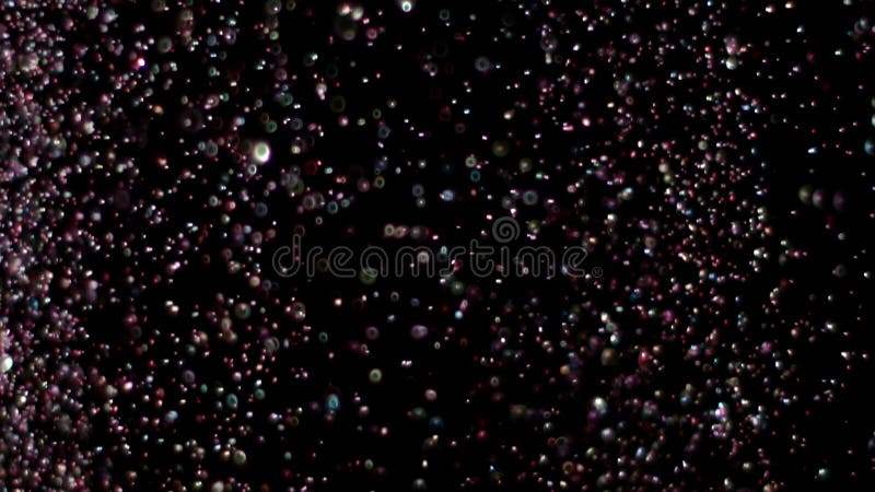 Realistic Glitter Exploding on Black Background. Stock Footage - Video ...