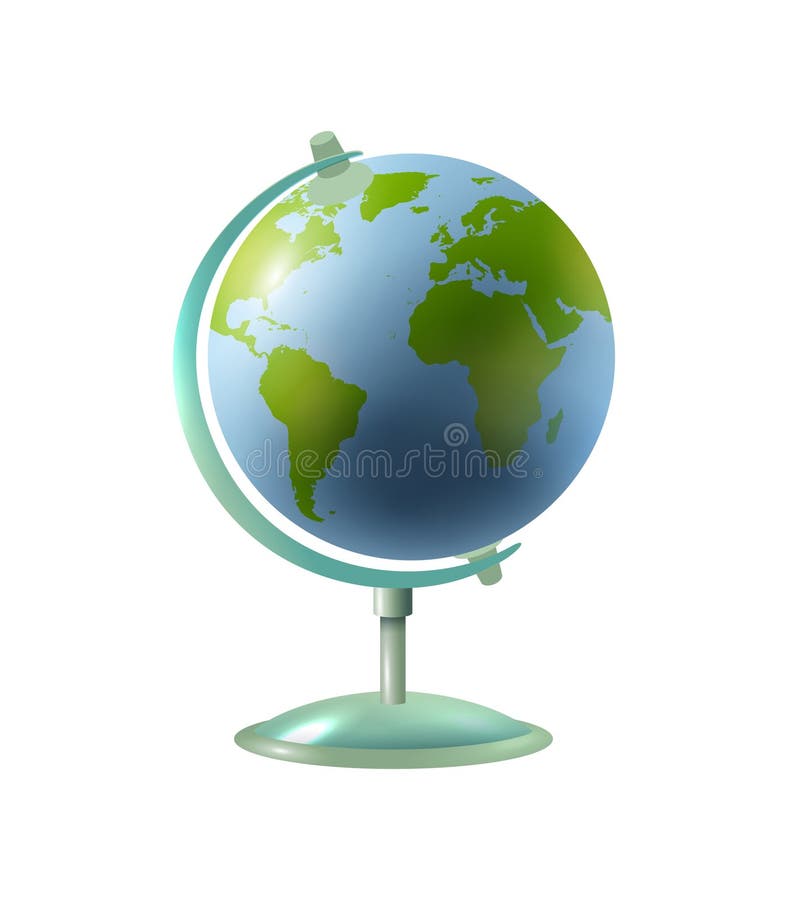 Realistic globe shape stock vector. Illustration of mesh - 187316437
