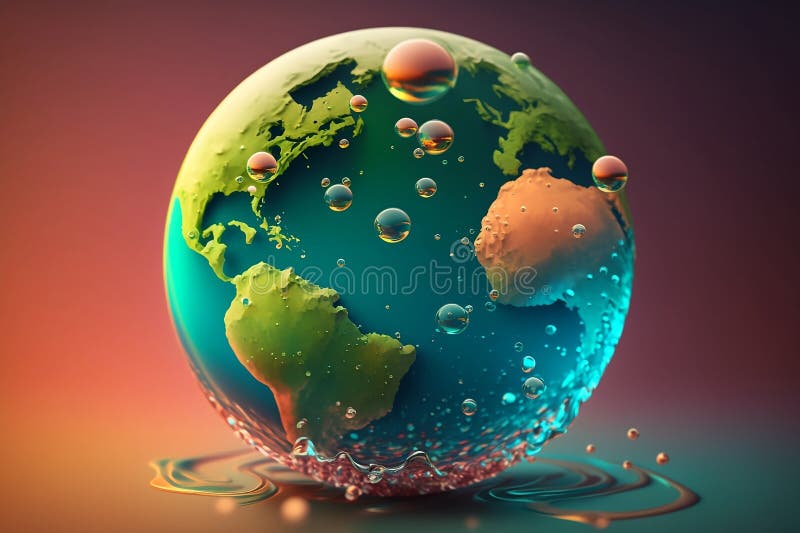 Water Drops World Map Stock Illustrations – 235 Water Drops World Map ...
