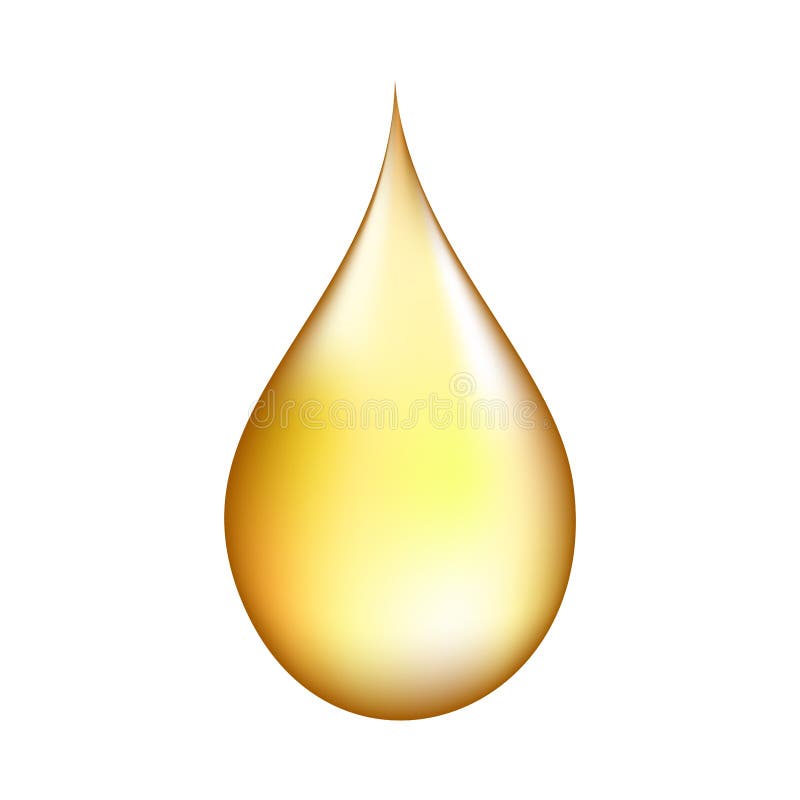 Gold Drop Vector Design Element Stock Vector - Illustration of icon ...
