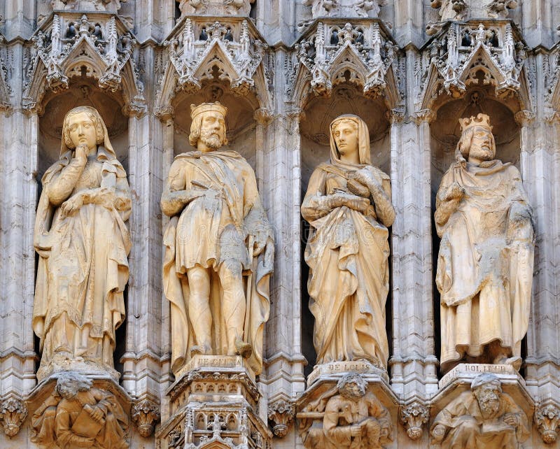 Grand Place in Brussels, Belgium Stock Image - Image of belgique ...