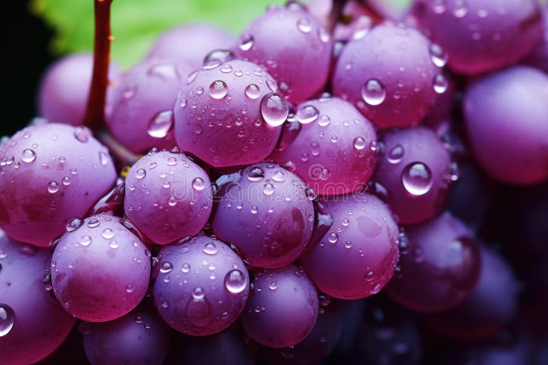 Realistic Grapes: Captivating Image of Freshly Picked Grapes ...