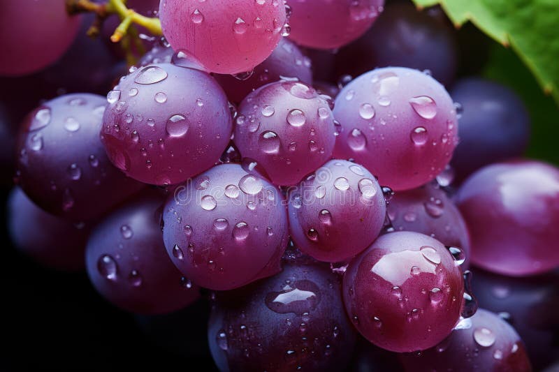 Realistic Grapes: Captivating Image of Freshly Picked Grapes ...