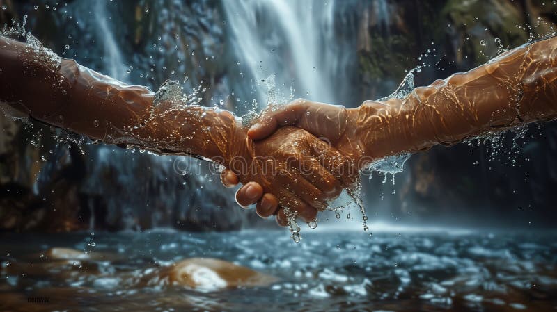 Hands Made Water Stock Illustrations – 647 Hands Made Water Stock ...