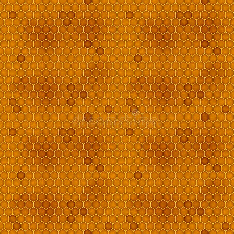 Realistic Honey Beehive Seamless Texture with High Resolution Stock ...