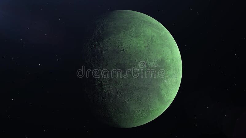 Realistic Alien Planet in the Outer Space, 3d Rendering Stock ...