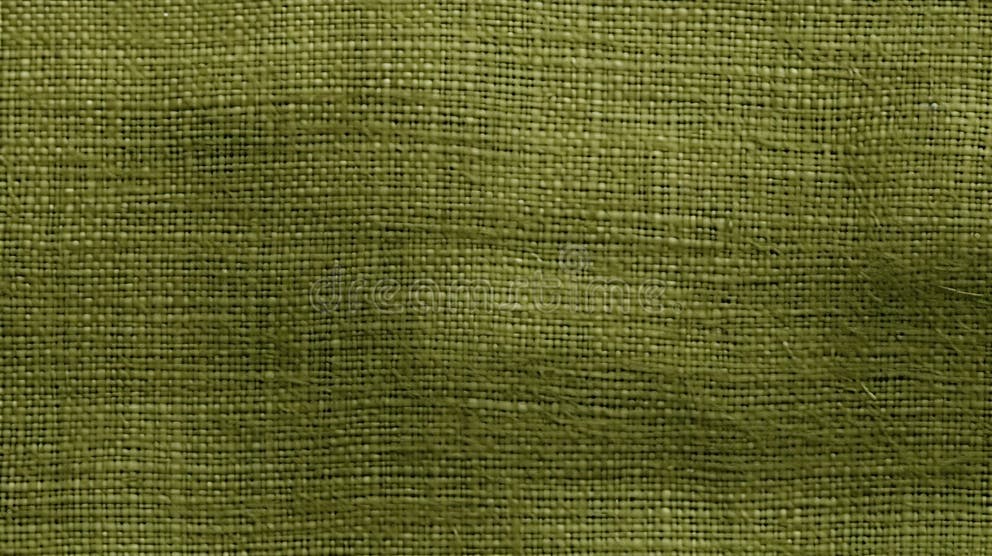 Realistic Green Color Hemp Fabric Texture Stock Illustration ...